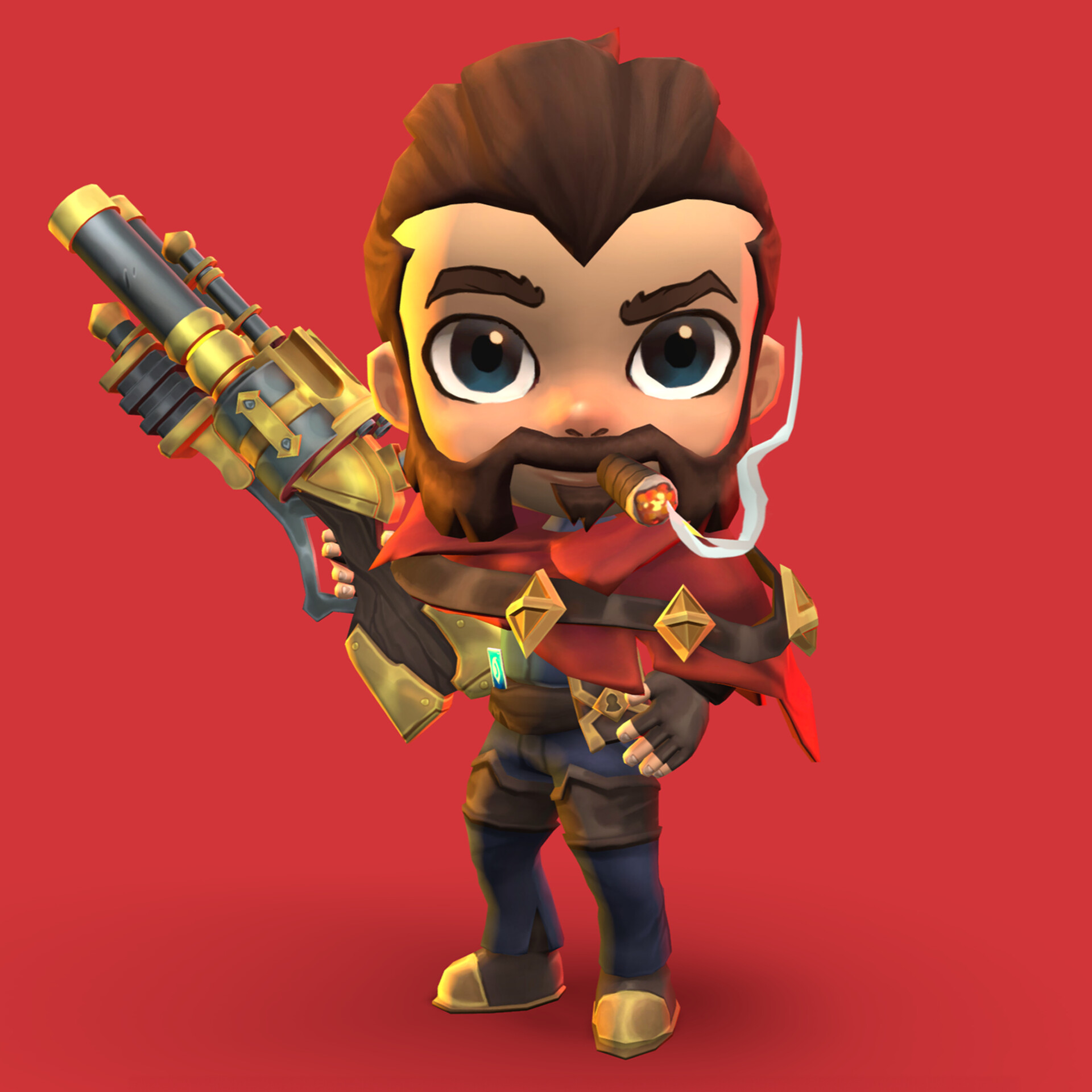 Daniel Matos - Chibi Graves Fan Art