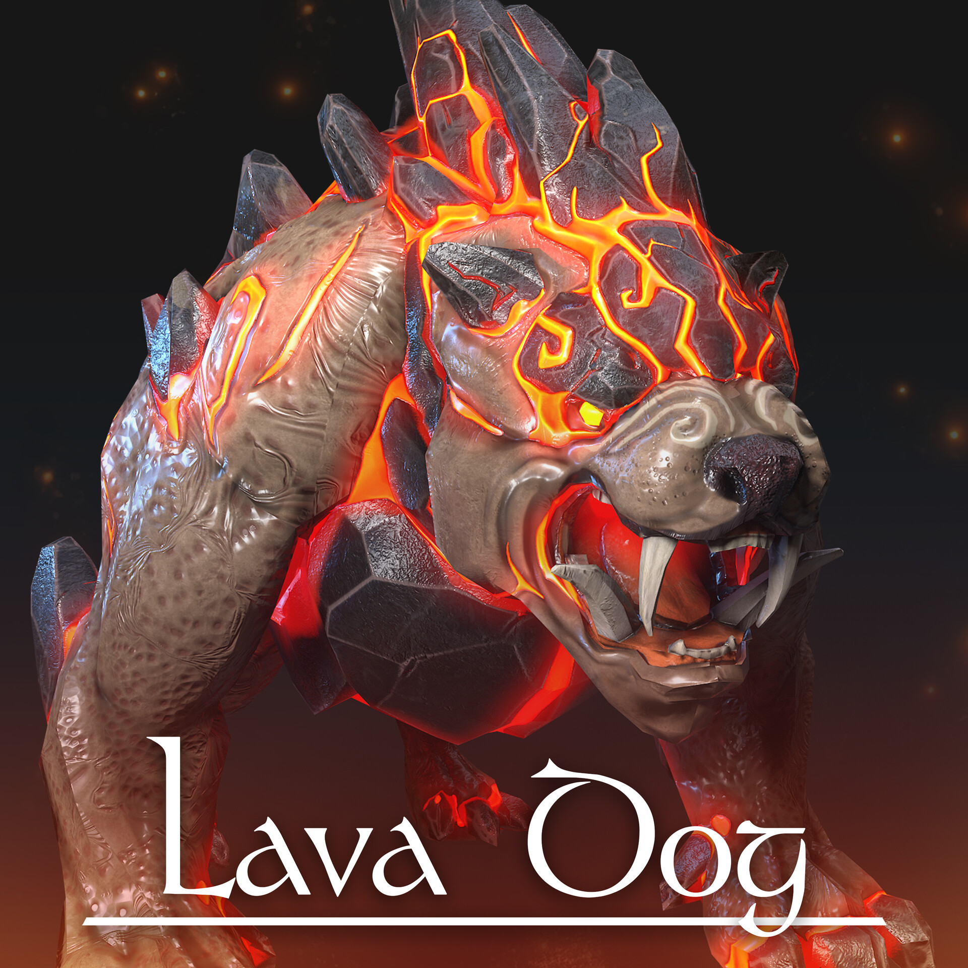ArtStation - Lava Dog