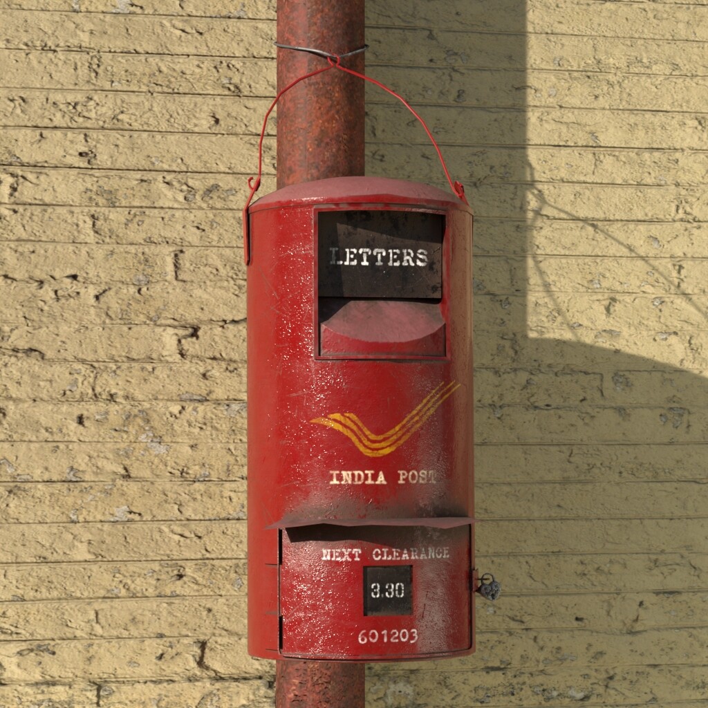ArtStation - Vintage Postbox