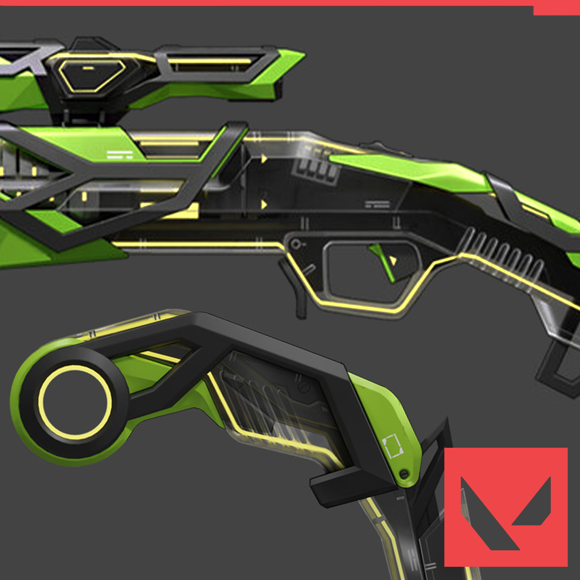 ArtStation - Valorant RGX 11z Pro Karambit&Outlaw