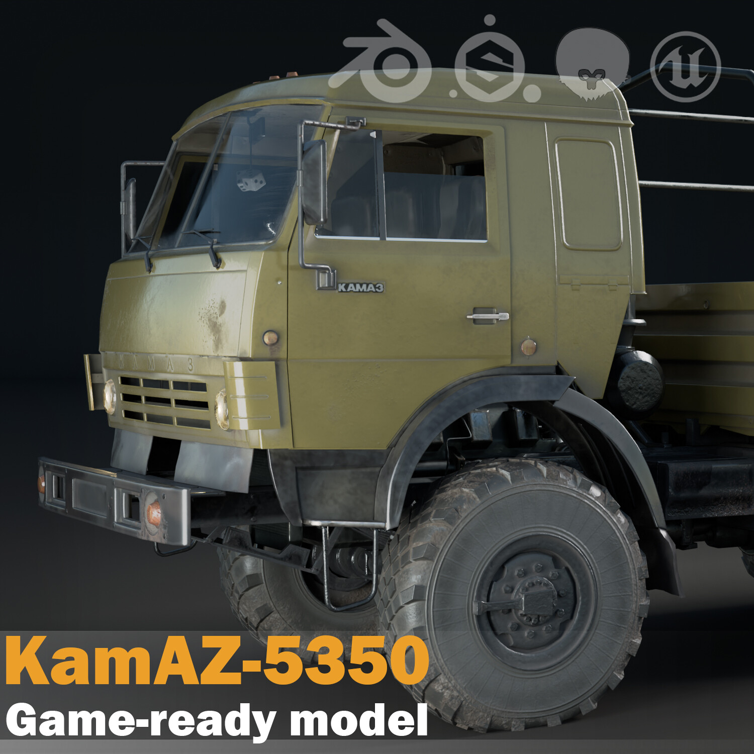 ArtStation - KamAZ-5350