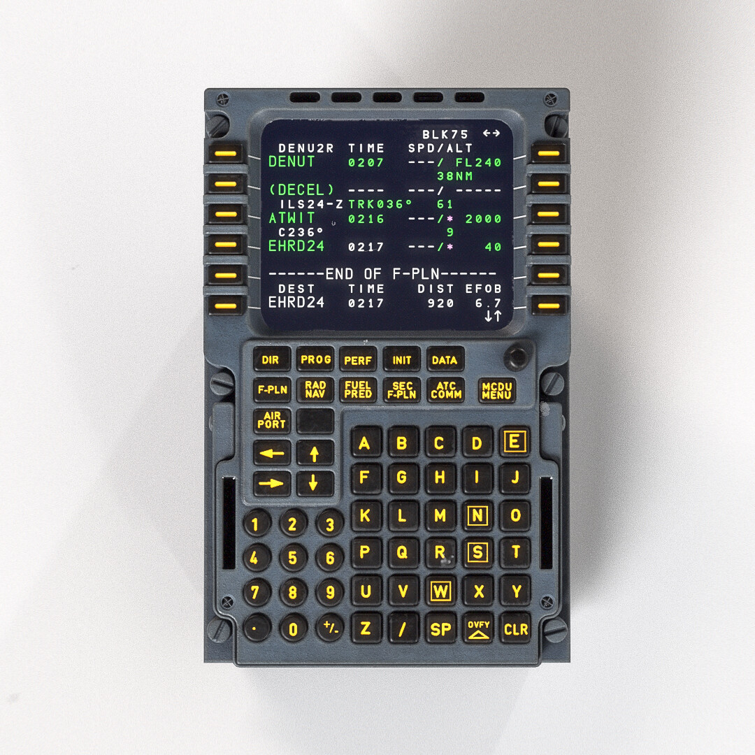 ArtStation - Airbus A320 MCDU