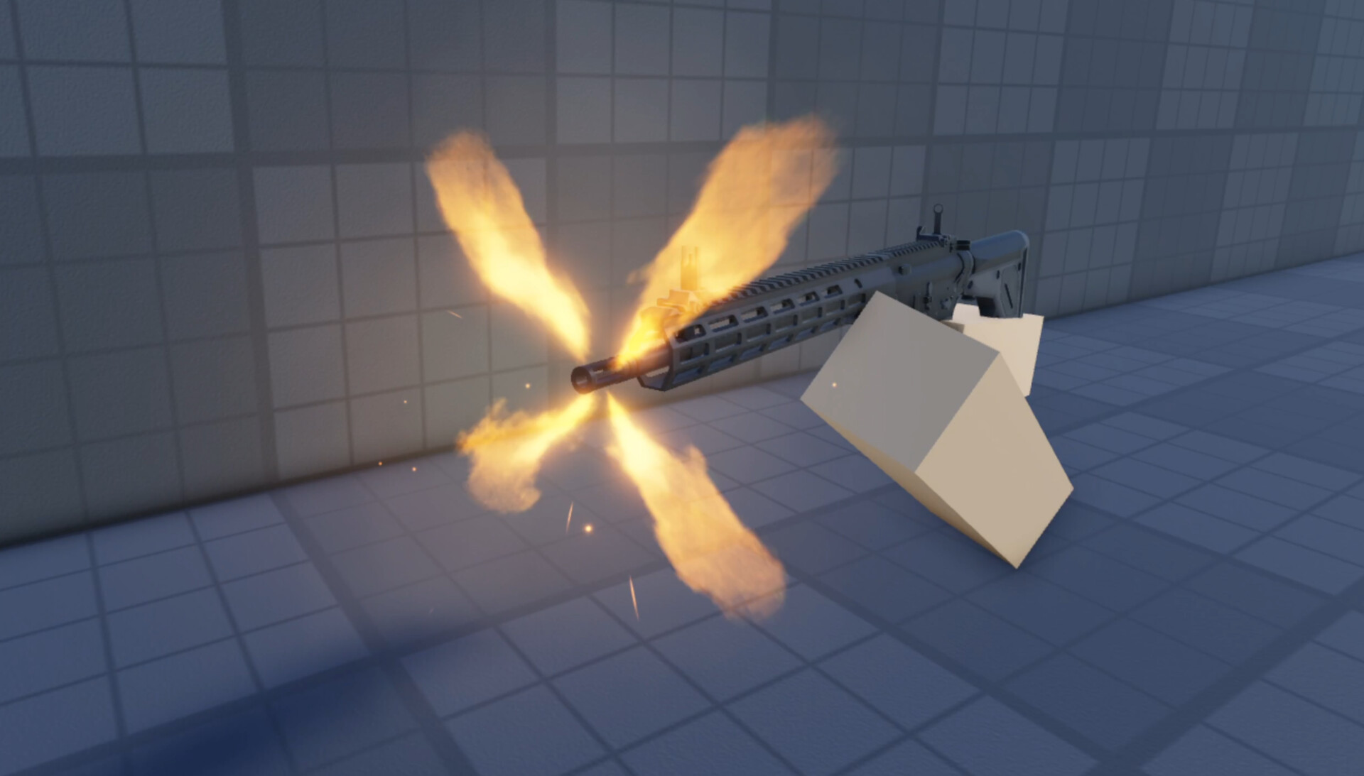 ArtStation - Muzzle Brake muzzle flash VFX