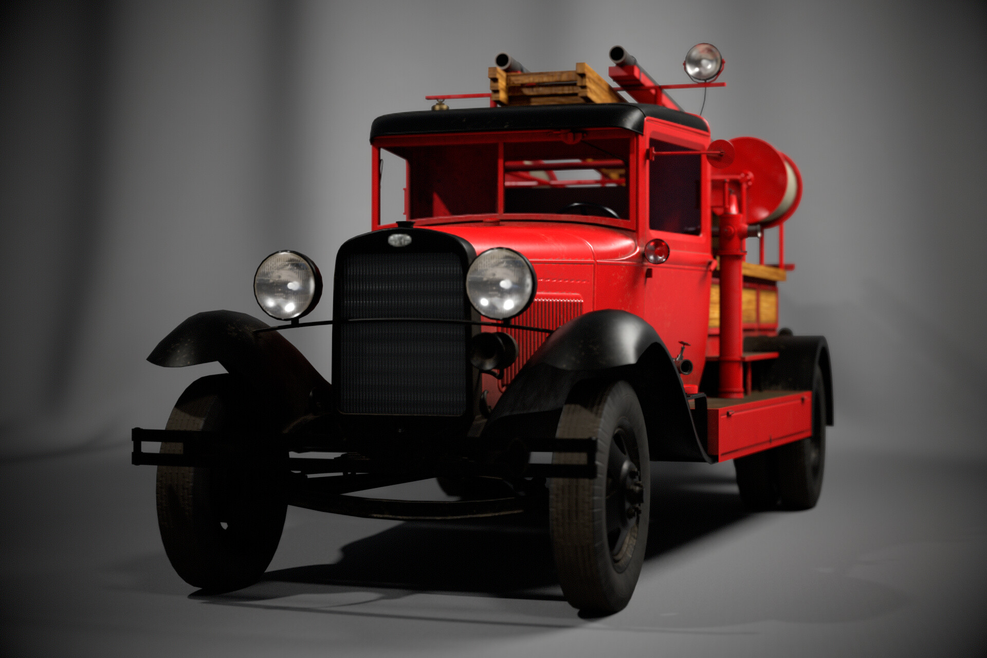 ArtStation - Fire truck PMG-1.