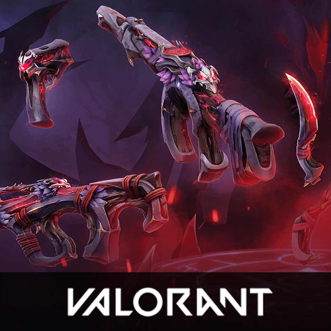 ArtStation - VALORANT- 'Nocturnum' Weapon Skinline