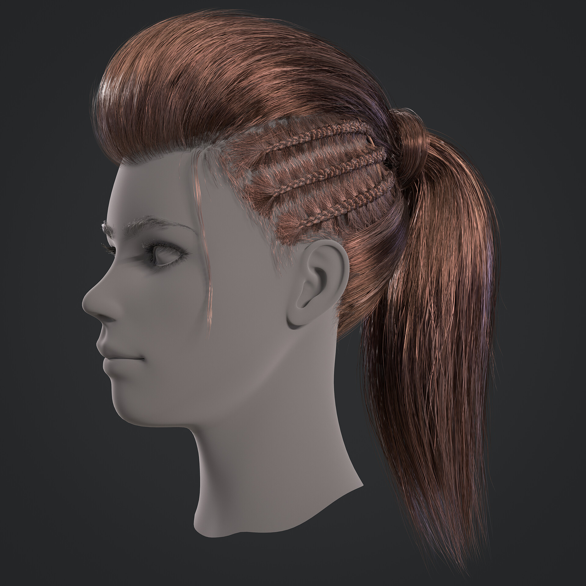 ArtStation - Braided Hair for the Real Time