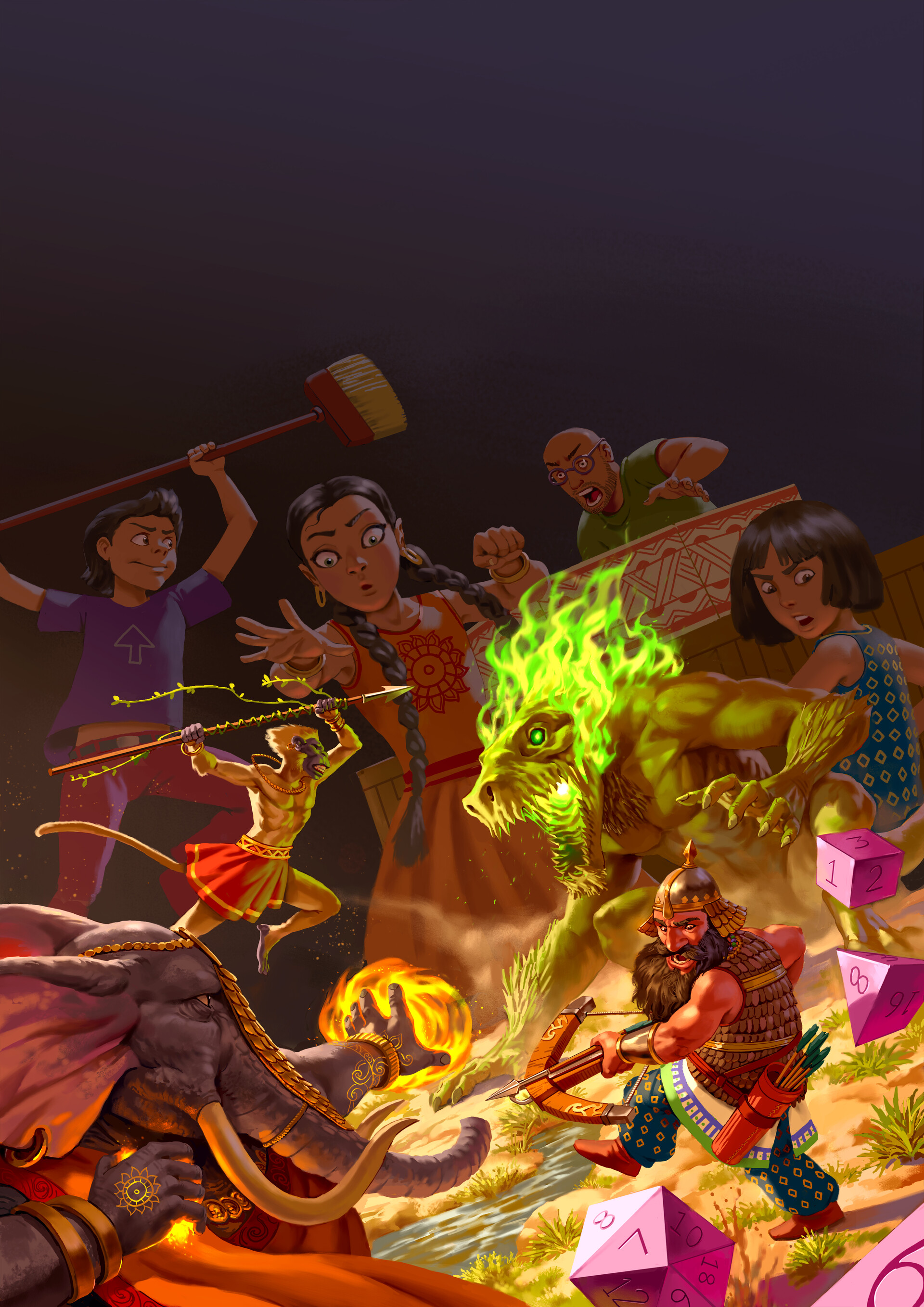 ArtStation - Bludgeon RPG cover illustration