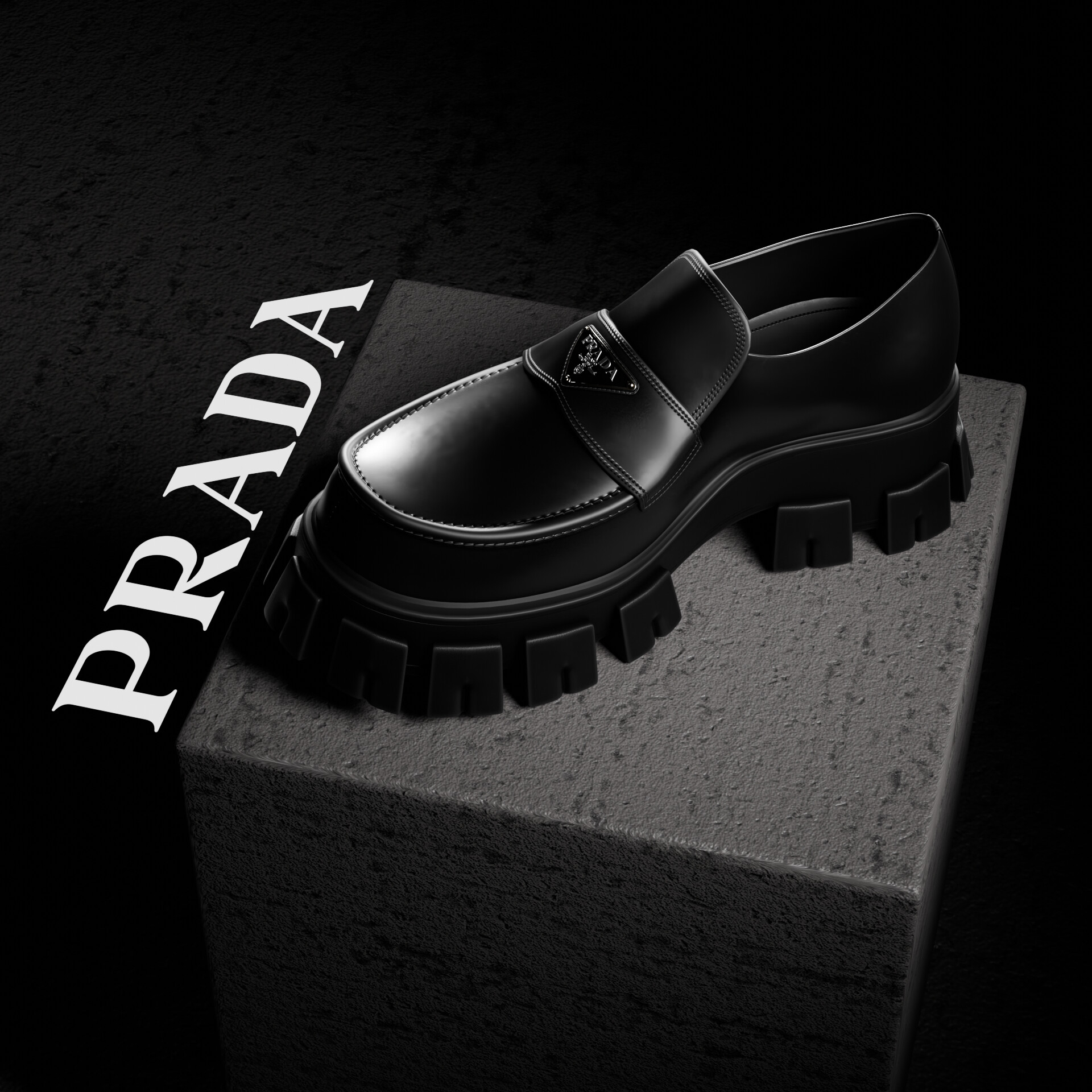 ArtStation - PRADA Monolith Loafer