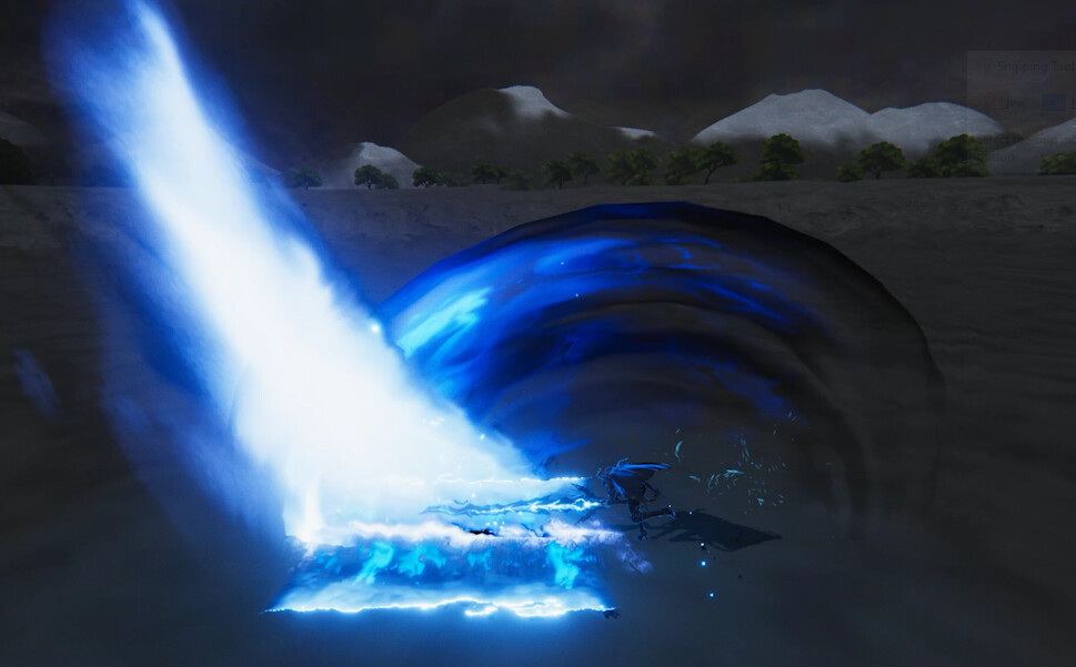 ArtStation - Blue Sword Slash - Realtimve VFX