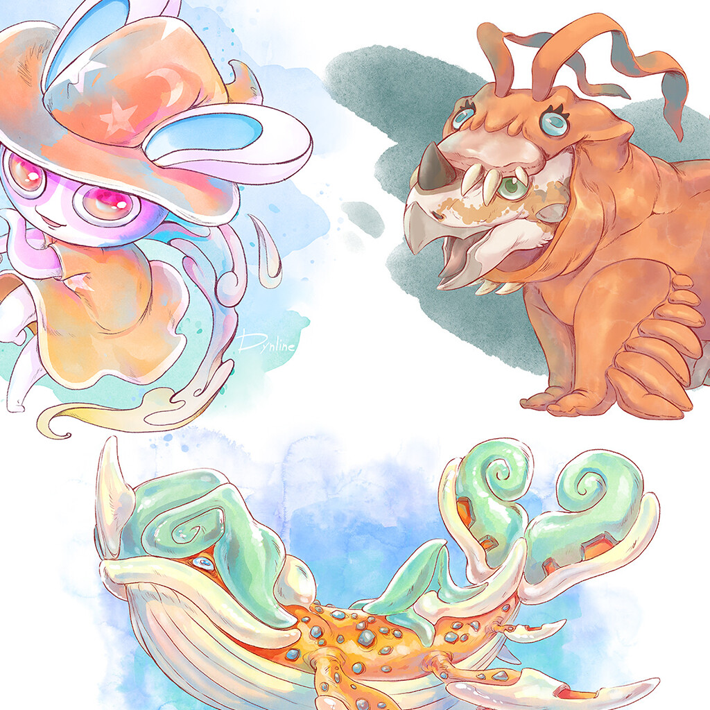 ArtStation - Watercolor Characters