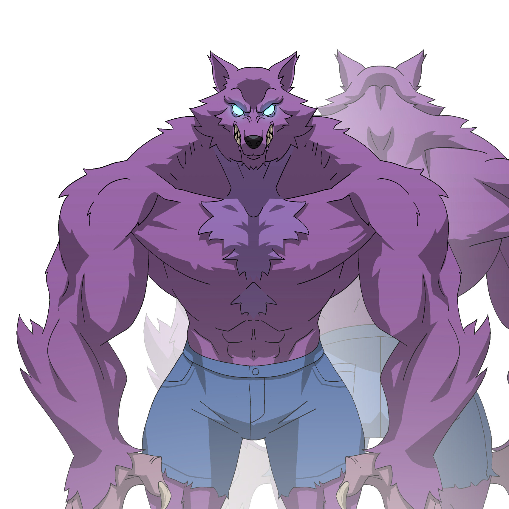 ArtStation - Animation project - Werewolves character designs.