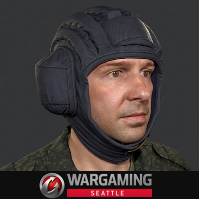 ArtStation - Soviet TS-4 Tanker Helmet
