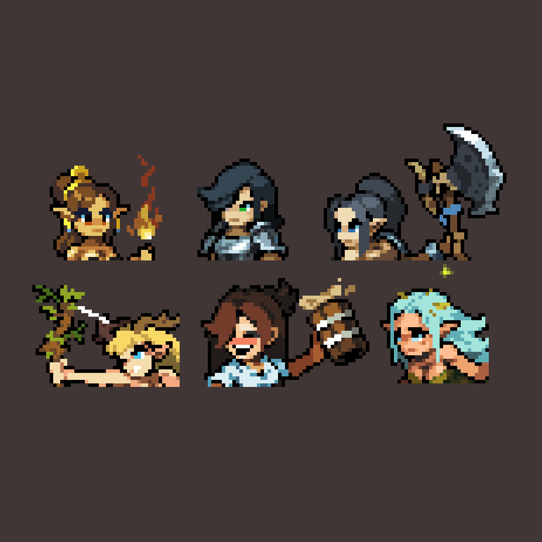 ArtStation - Small Character Sprites