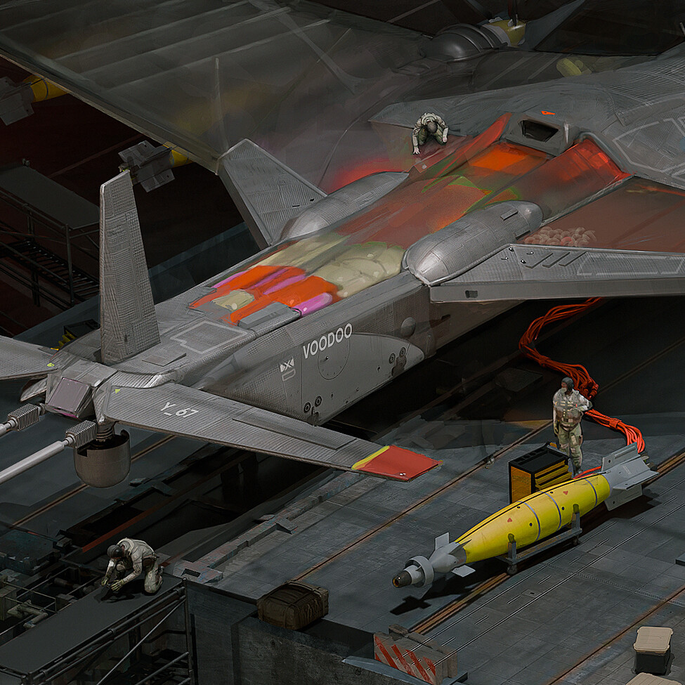 ArtStation - Voodoo - Drone concept