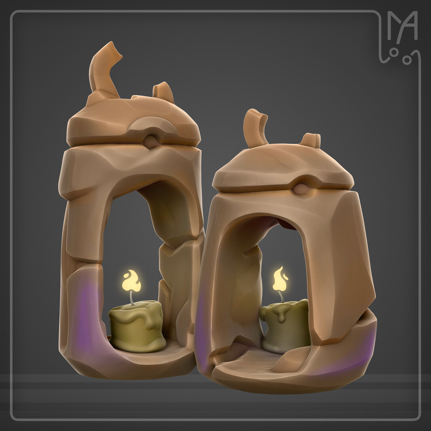 ArtStation - Stone lantern (Wayfinder fan art)