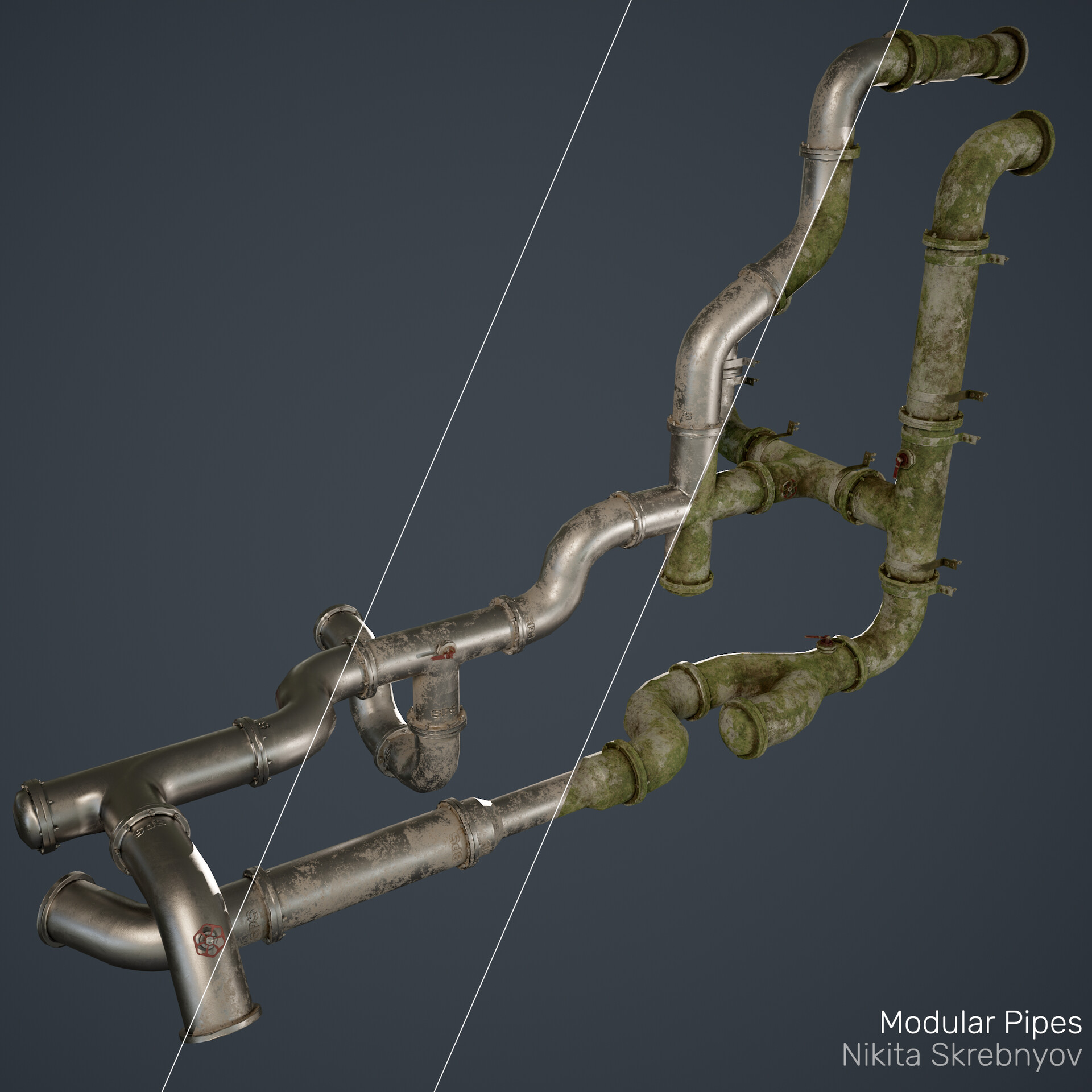 ArtStation - Modular Pipes