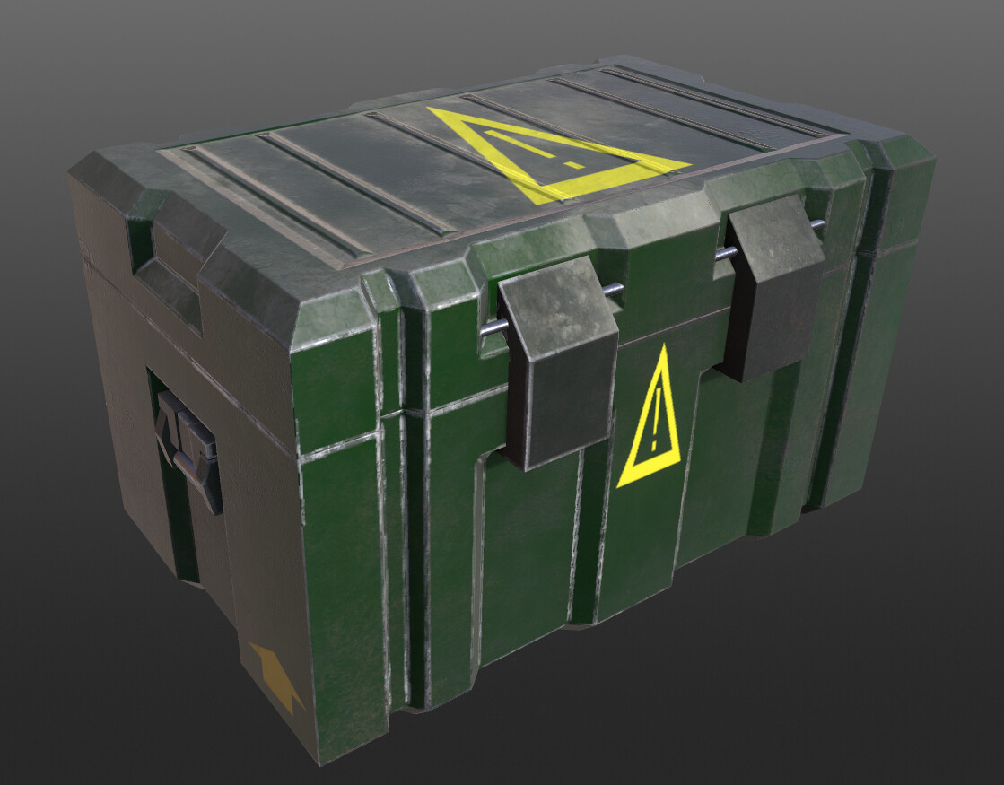 ArtStation - Animated Weapon Crate