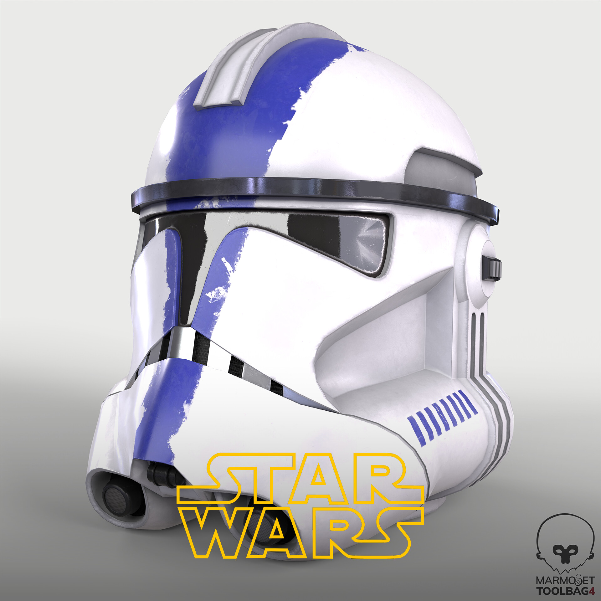 ArtStation - Star Wars - Phase 2 501st Clone Trooper Helmet