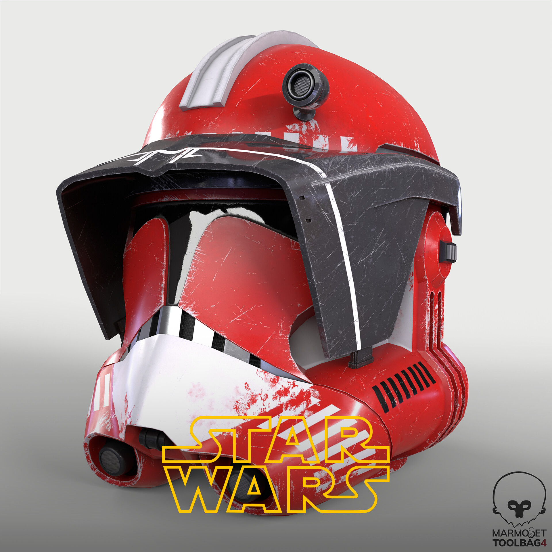 ArtStation - Star Wars - Phase 2 65th Commander Fox's Helmet