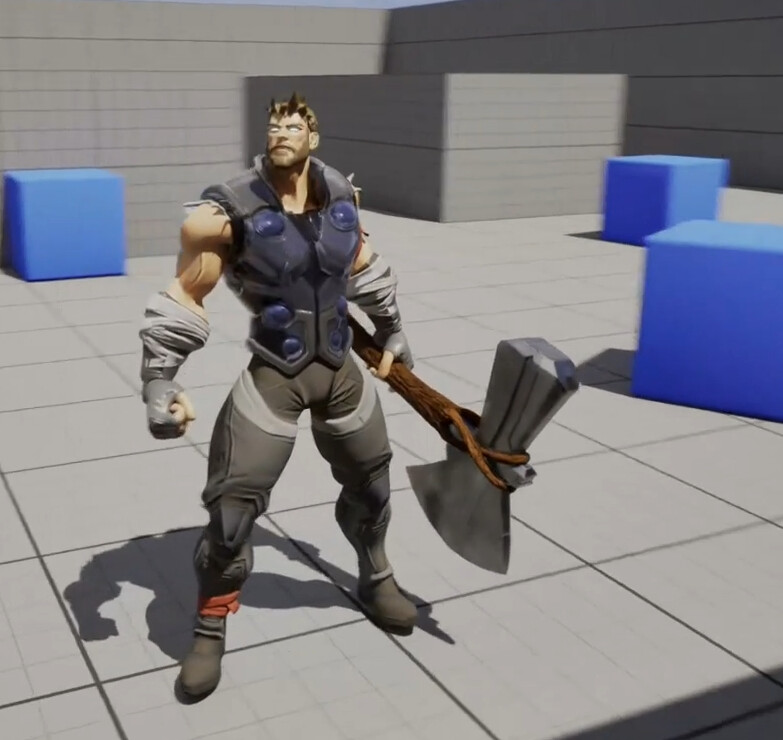 ArtStation - Thor on Unreal