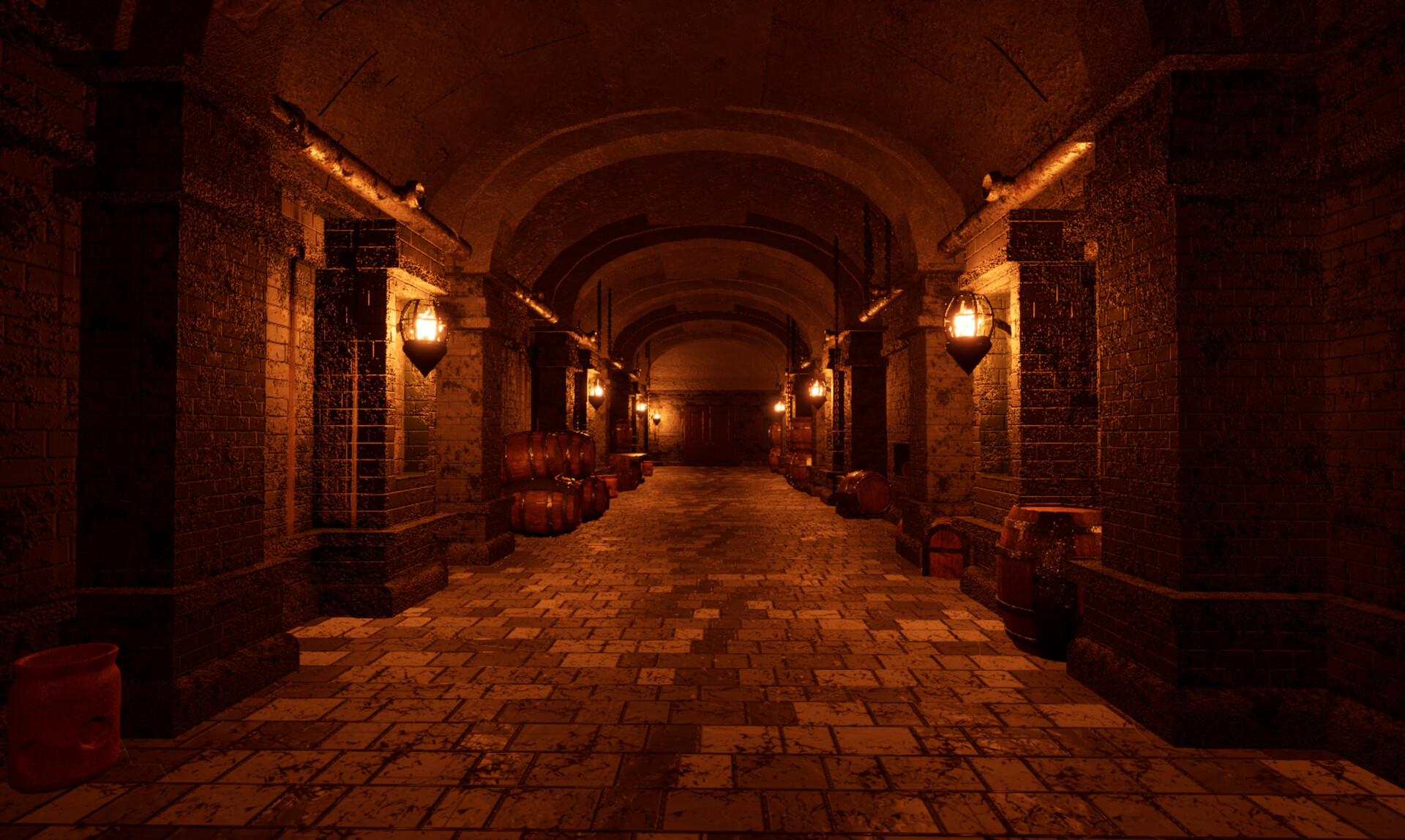 ArtStation - Dungeon Hallways