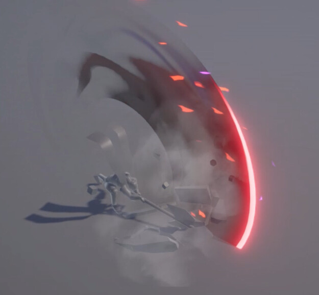 ArtStation - Axe Combo VFX