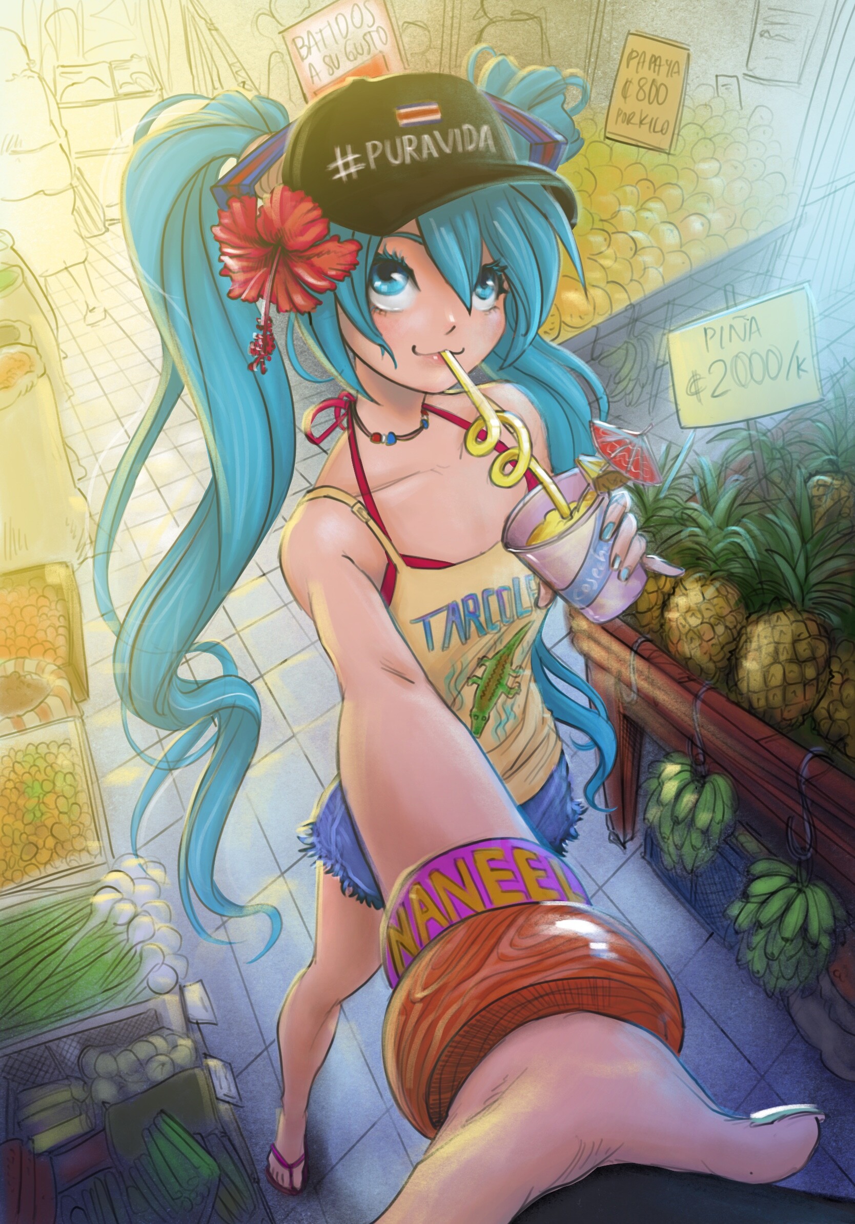 ArtStation - Miku in CR - Digital Sketch