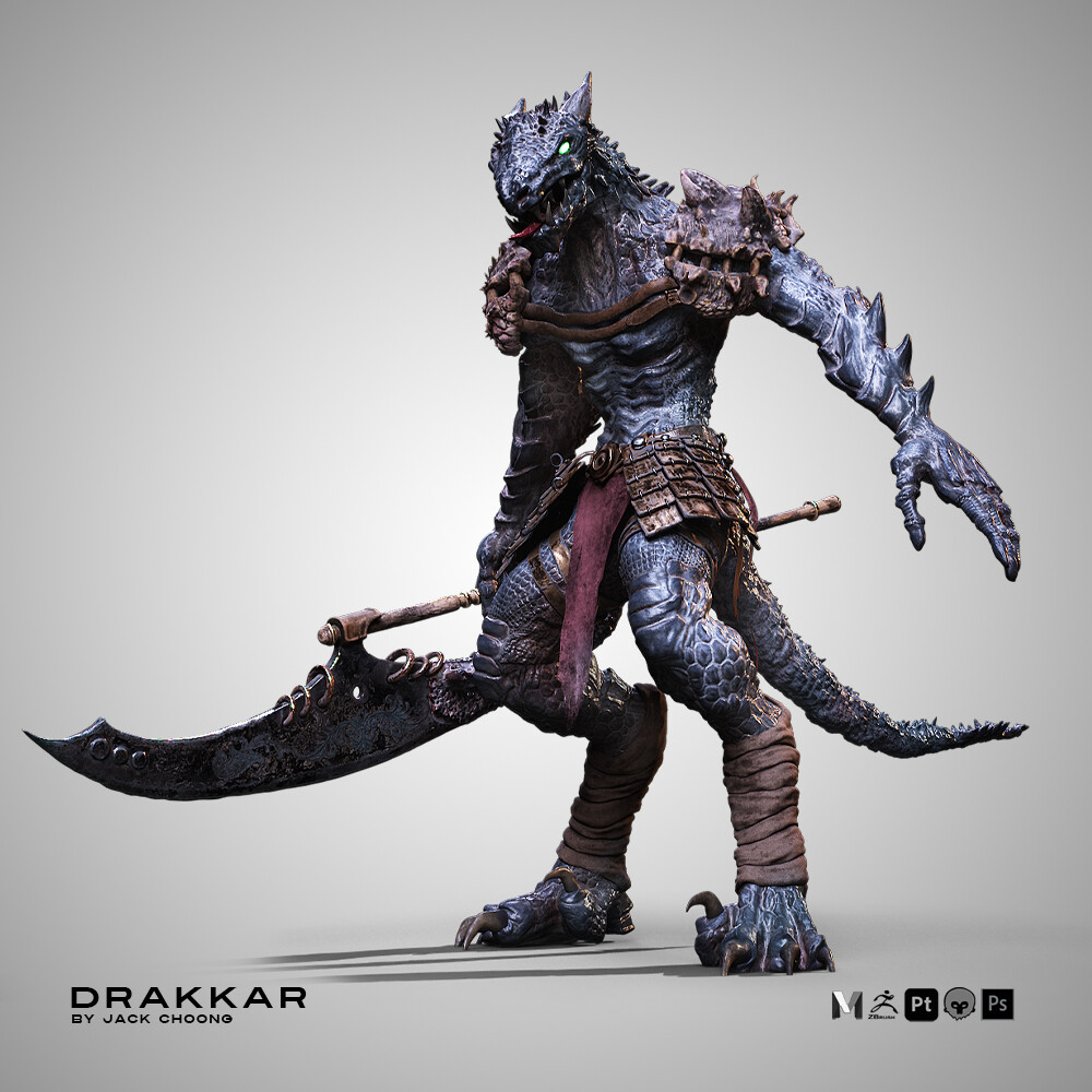 ArtStation - Drakkar - Concept to 3D