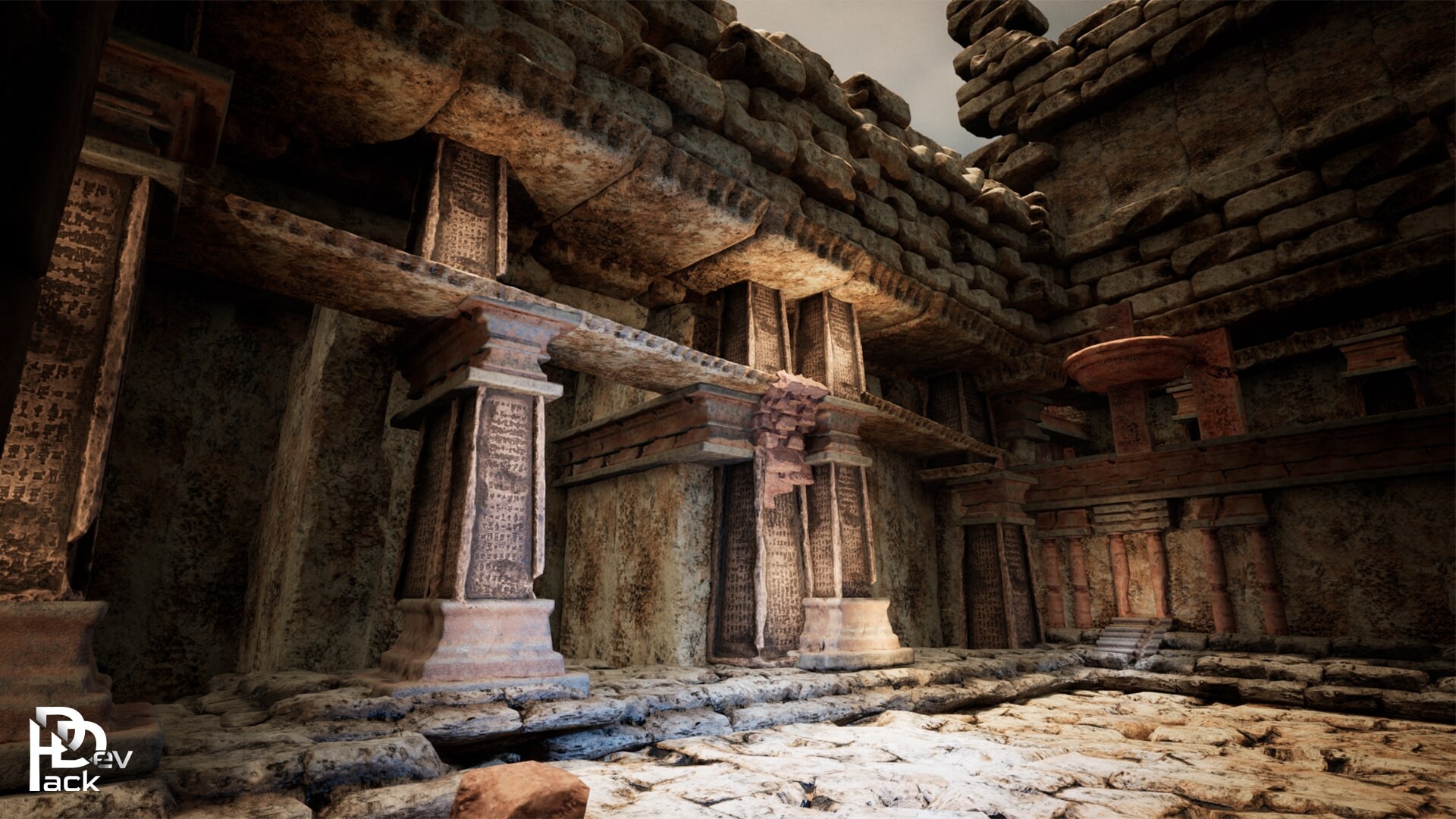 PackDev - Stone Ruins/ 90+ assets