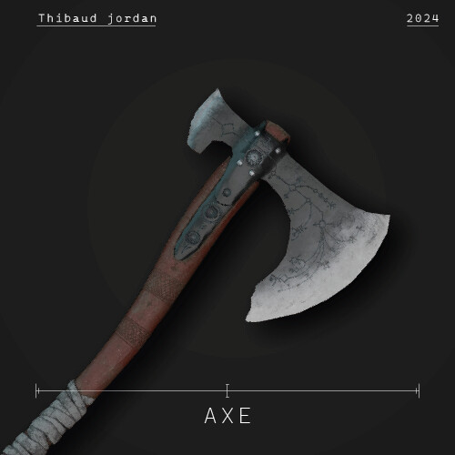 ArtStation - Game-Ready God of War-Inspired Axe