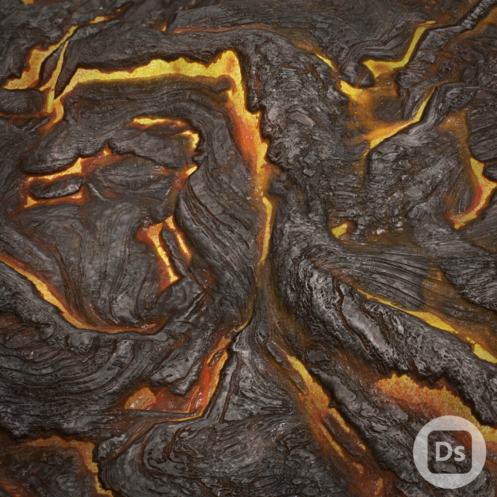 ArtStation - Lava Ground | Substance Designer and Unreal