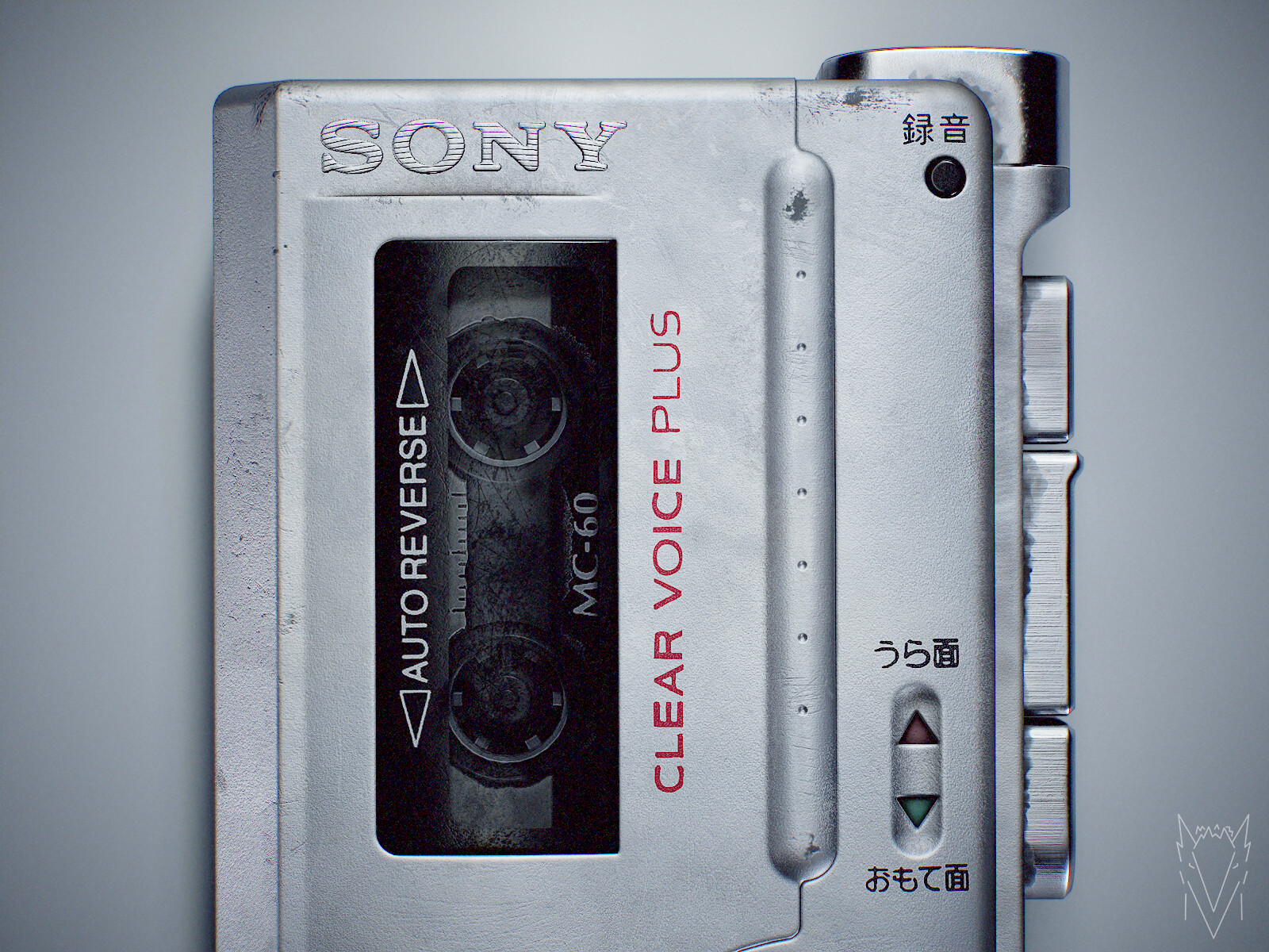ArtStation - Sony Cassette Recorder