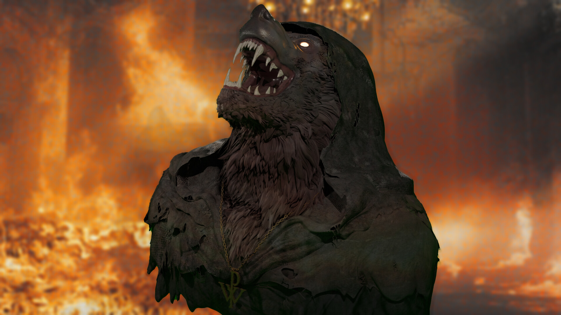 ArtStation - WereWolf WIP