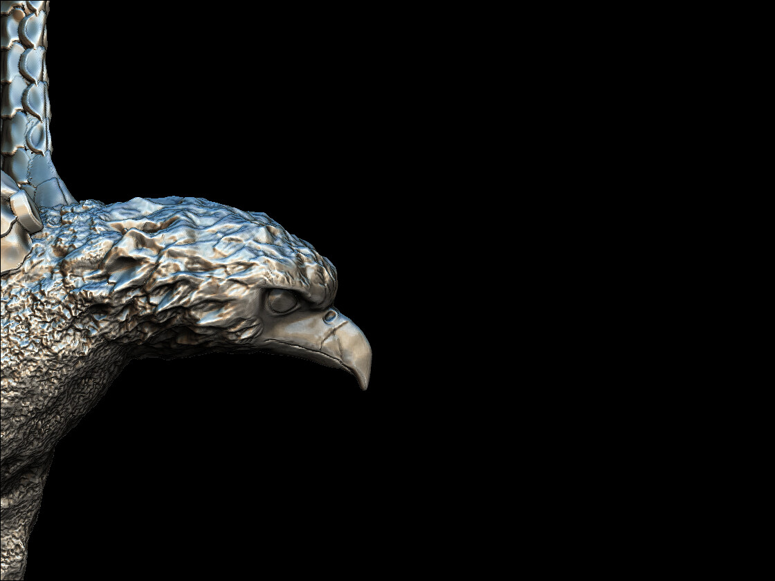 ArtStation - Eagle sculpture