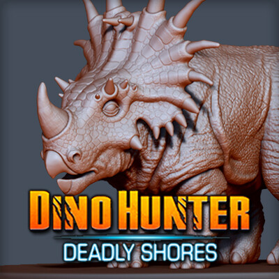 ArtStation - Dino Hunter - Pachyrhinosaurus