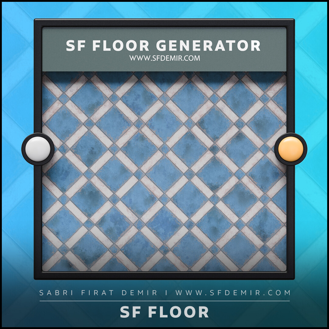 ArtStation - %100 Substance Designer SF Floor Generator