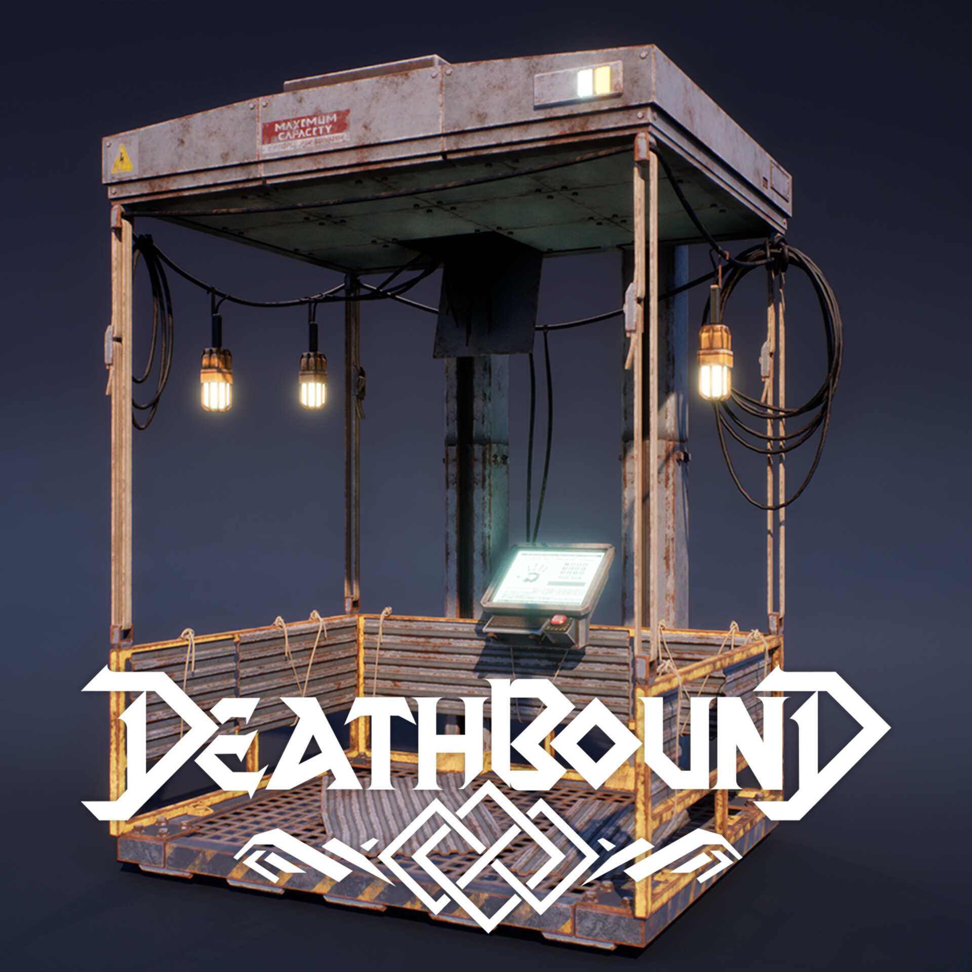ArtStation - DeathBound _ Industrial Elevator