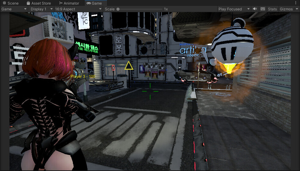 ArtStation - develop first Cyberpunk TPS game in unity,first kiss with ...
