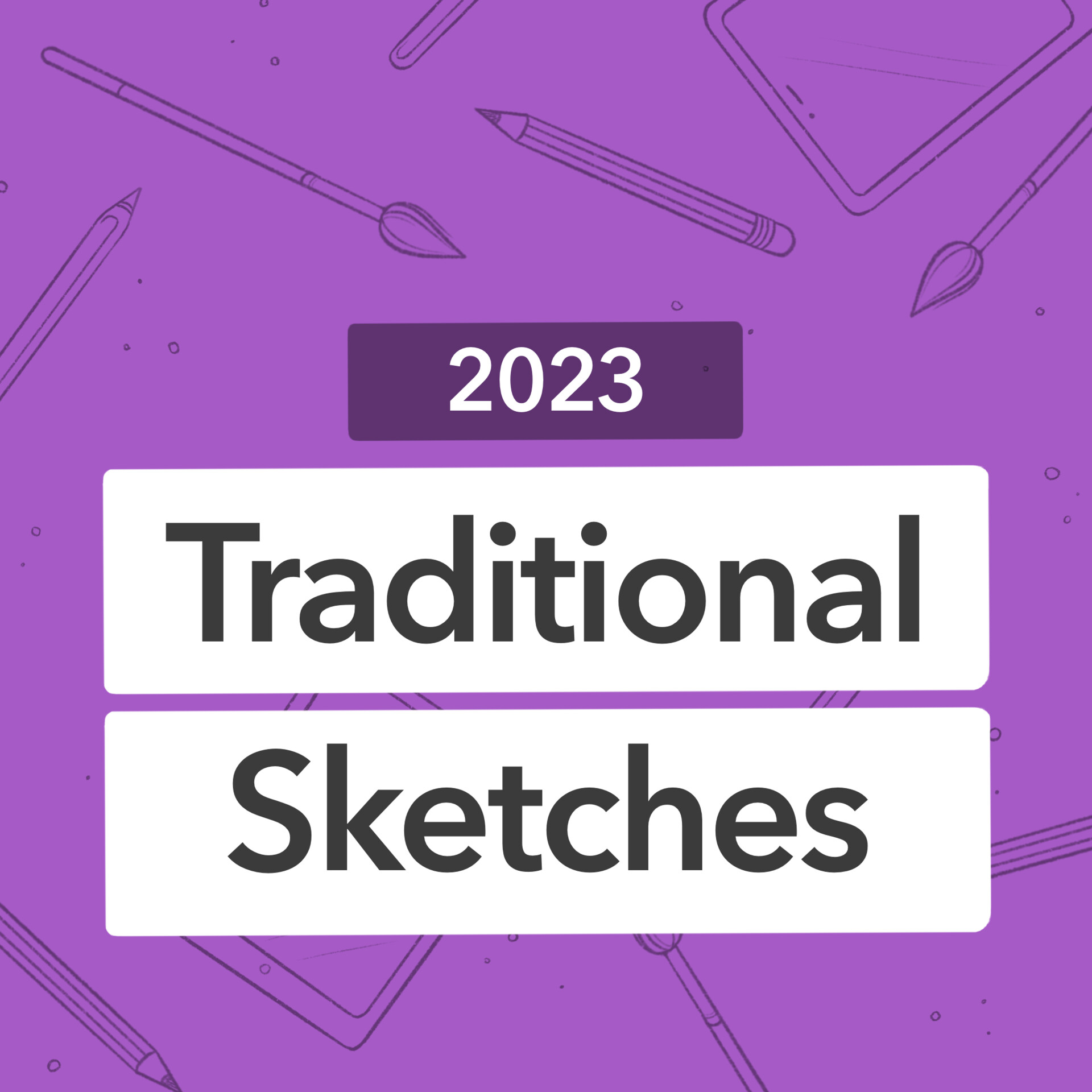 Catdoesdraws - 2023 Traditional Sketches