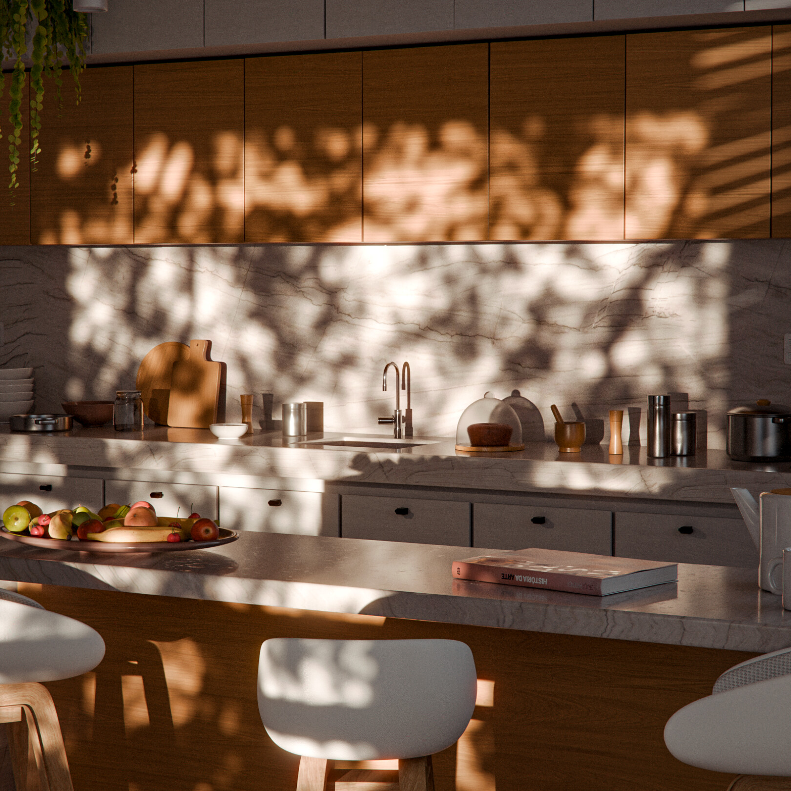 ArtStation - Sunset Kitchen Archviz