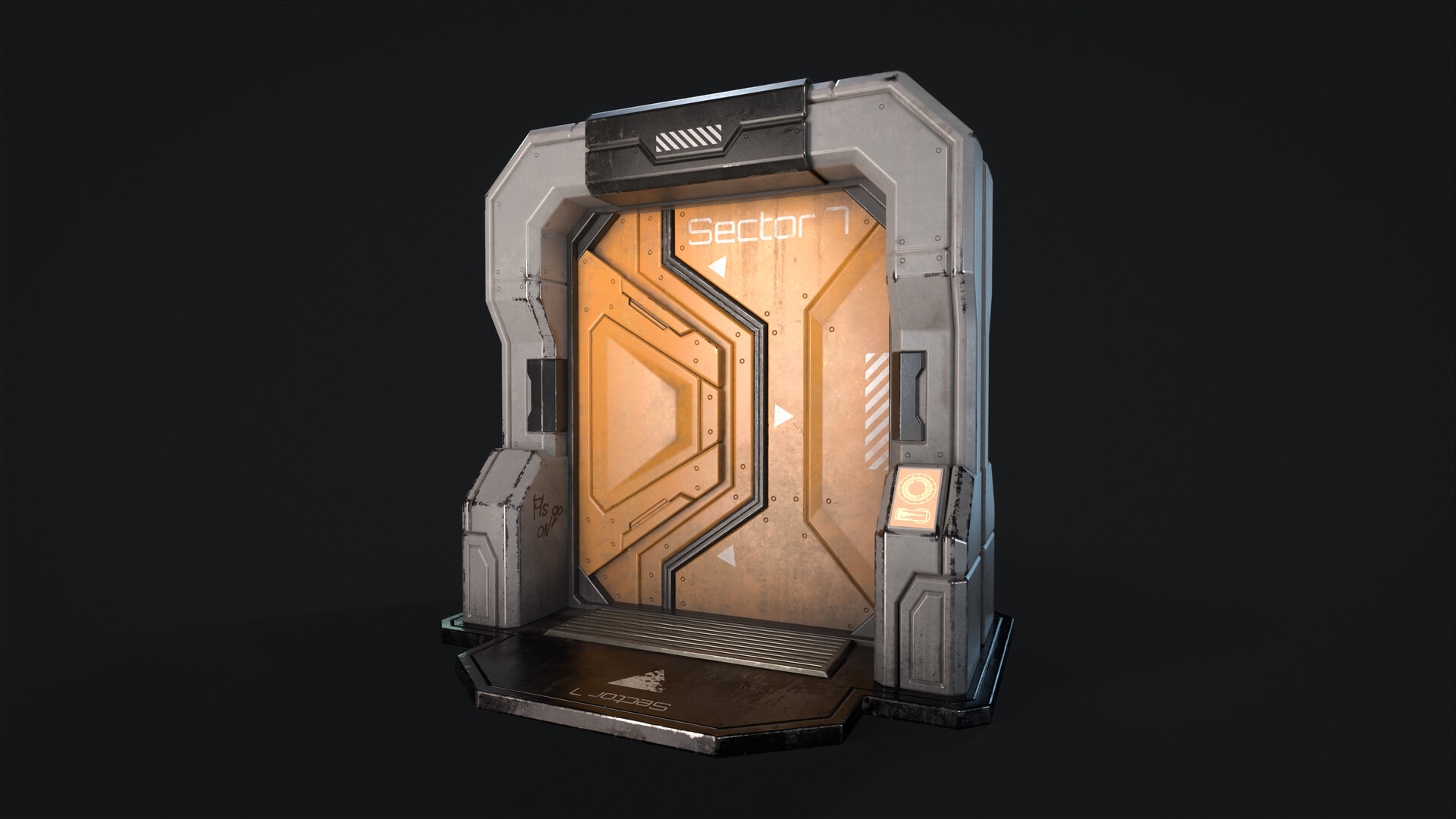 ArtStation - Sci-fi door