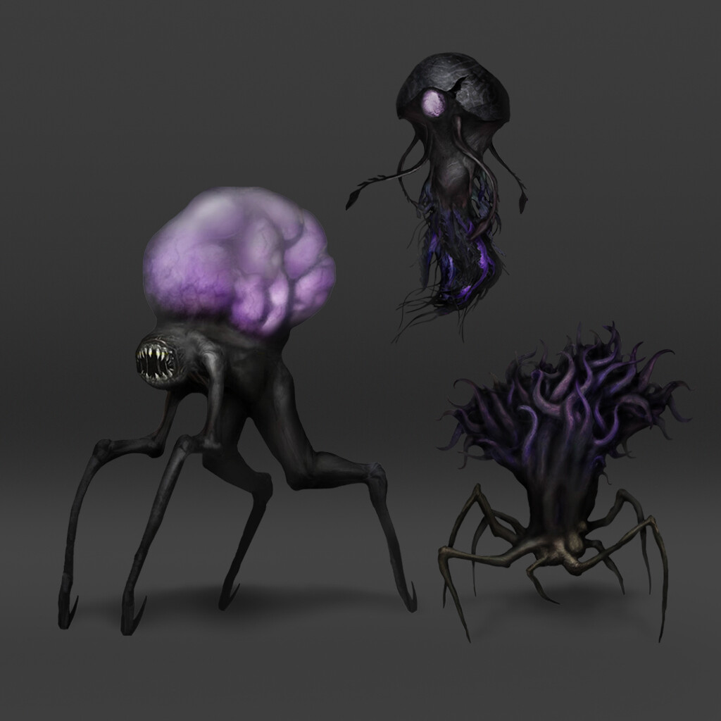 ArtStation - Monsters from nightmares