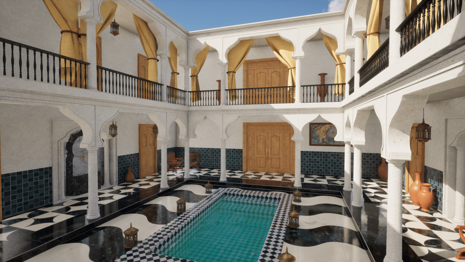 ArtStation - Moroccan Riad