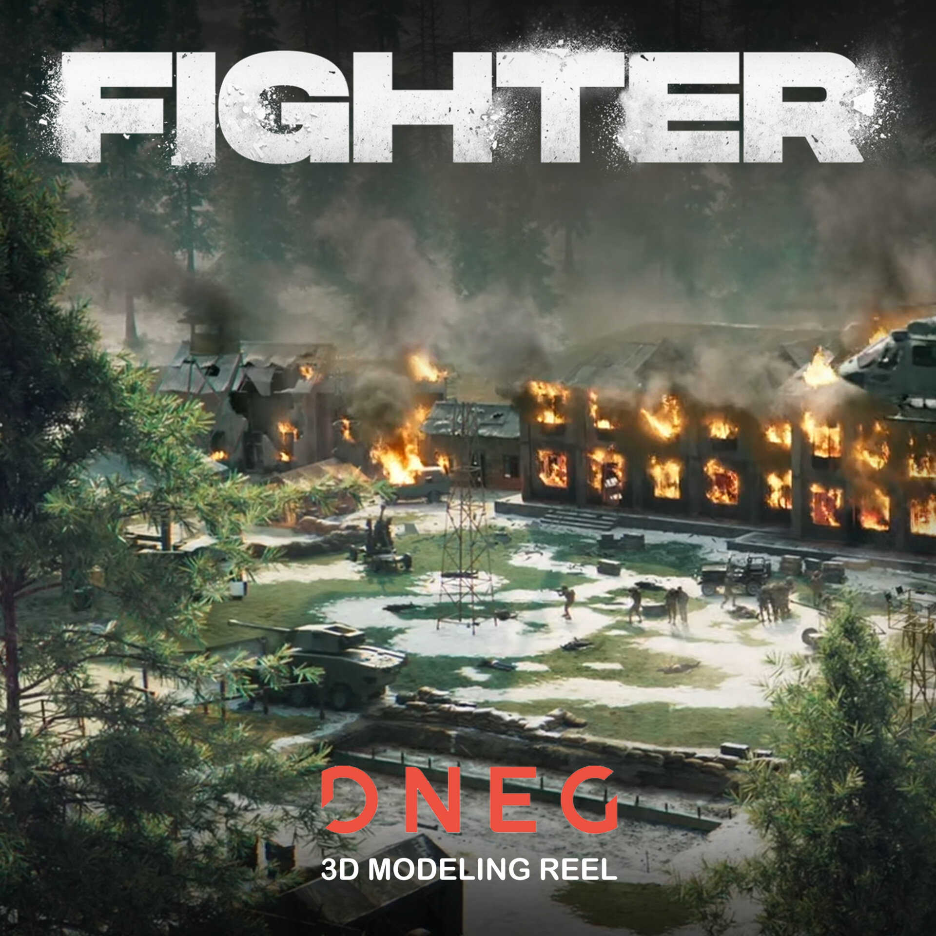 ArtStation - Fighter (3D Modeling Reel)