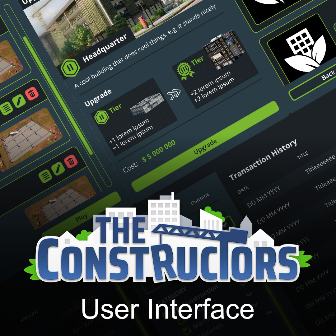 ArtStation - UI/UX The Constructors