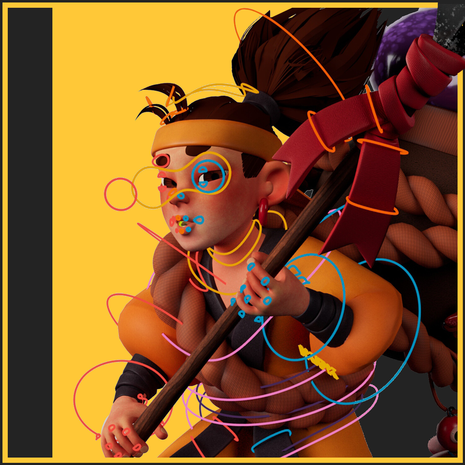 ArtStation - Hunter - Full Body Rig