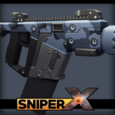 ArtStation - Glu Mobile Sniper X - Submachine Gun Variant
