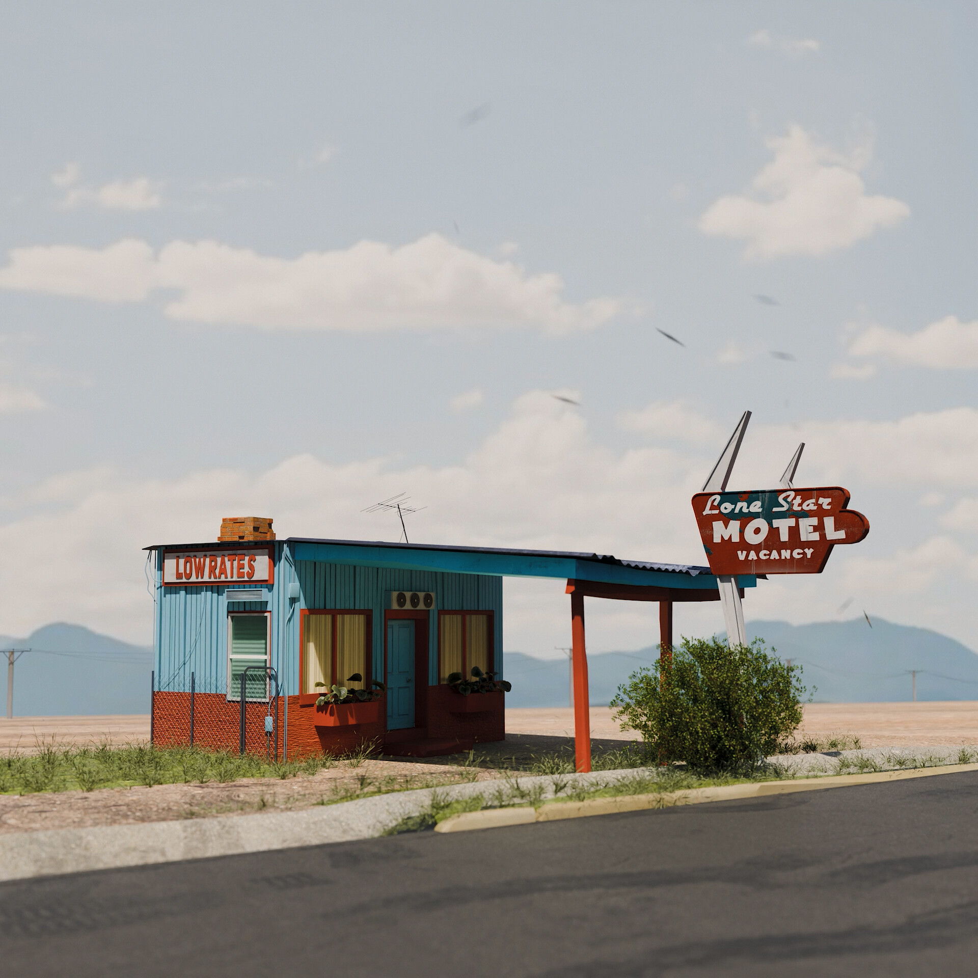 ArtStation - Lone Star Motel