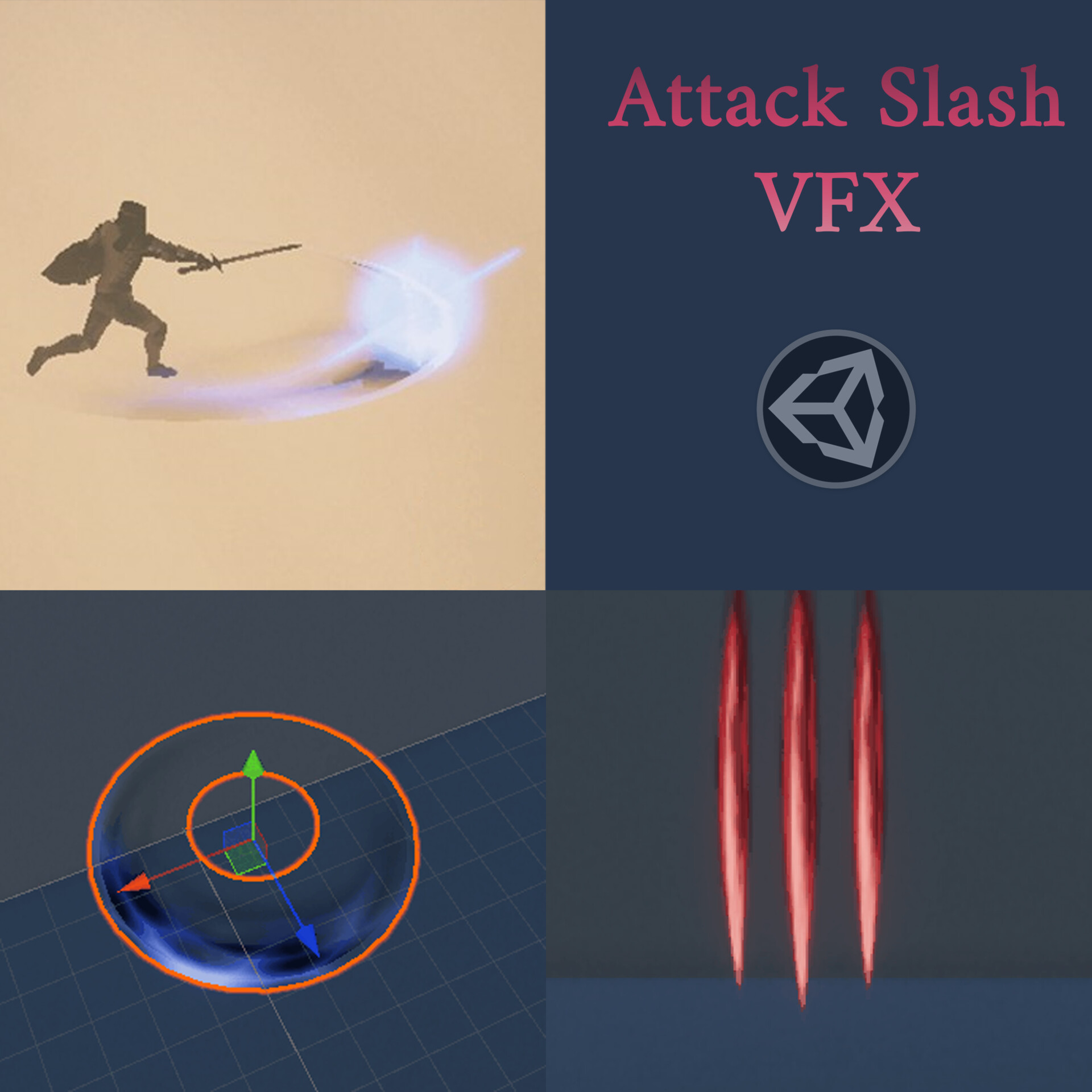 ArtStation - Attack Slash VFX Examples