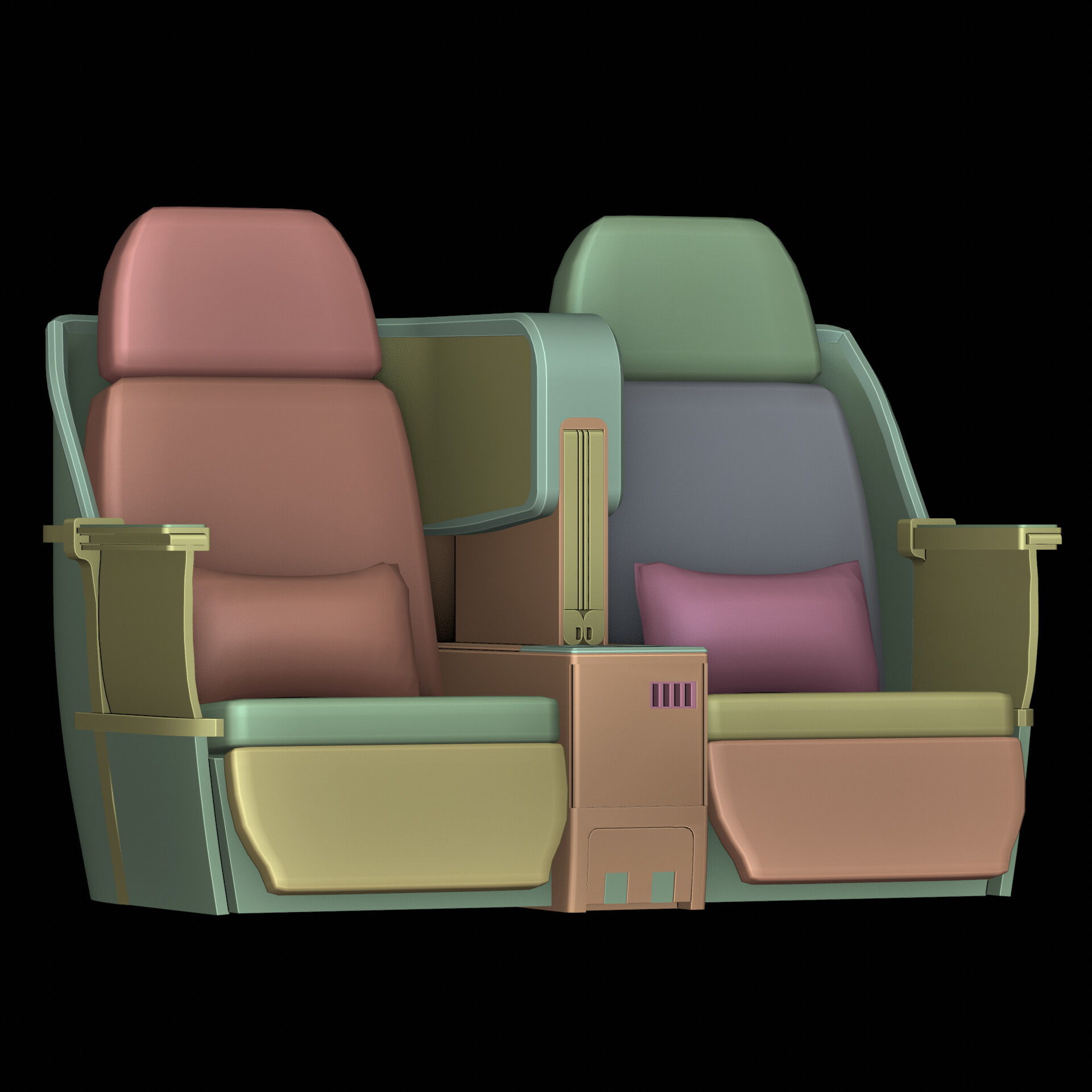 ArtStation - Business class seats